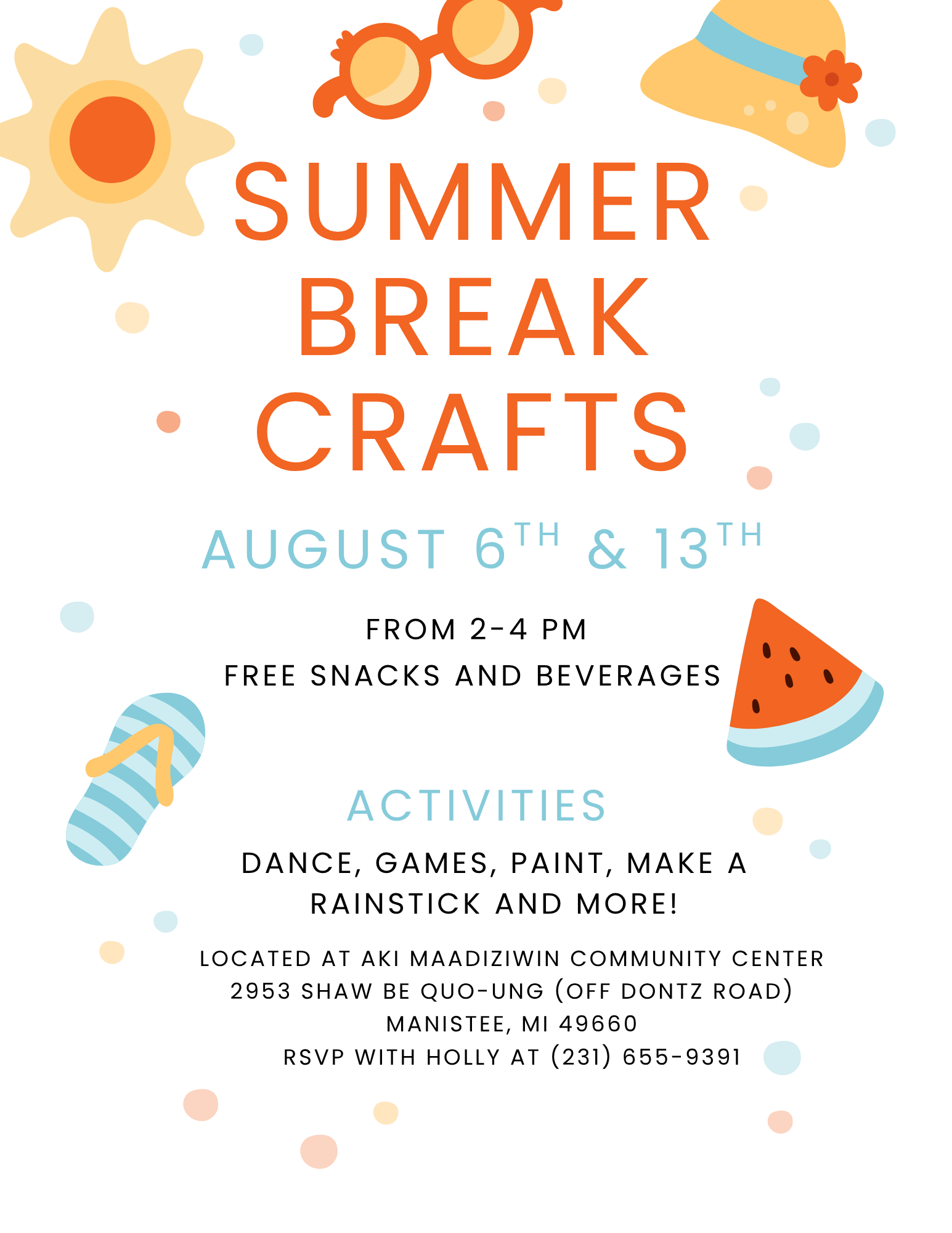 Summer Break Crafts | Little River Band of Ottawa Indians